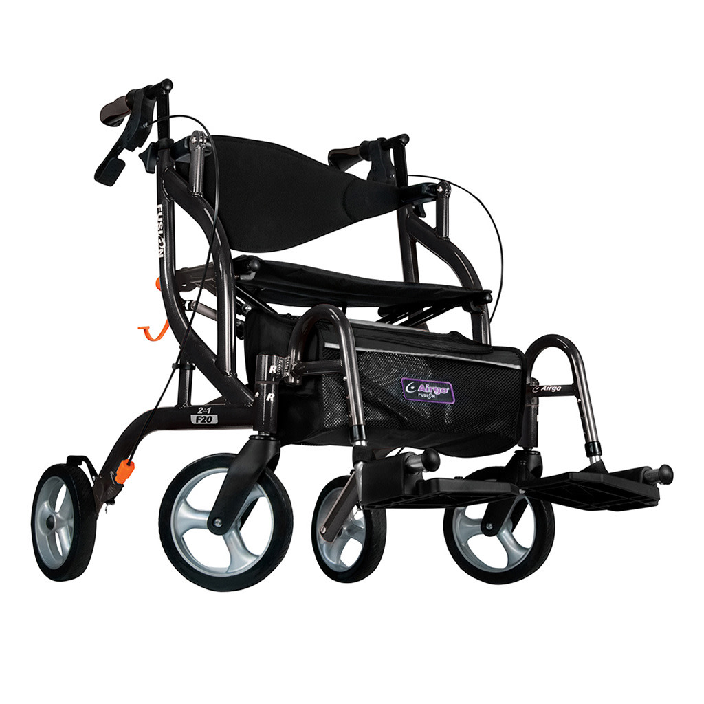 Fusion Rollator & Transport Chair – Medical Equipment Rental